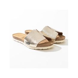 Sunbay Pantoletten "Djeelia" in Gold - 50% | Gr&ouml;&szlig;e 37 | Damen-pantoletten