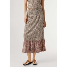 Pepe Jeans Damen A-Linien-Rock "skirt DAPHNE SKIRT", braun, Gr. S, 100% Baumwolle, R&ouml;cke