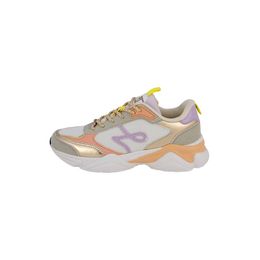 Les Trop&eacute;ziennes par M Belarbi Leder-Sneaker &bdquo;Arya&ldquo; von M. Berlarbi Pastell-Multiset | Gr.: 38