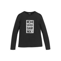 Kidsworld Langarmshirt in schwarz | Gr.: 152/158