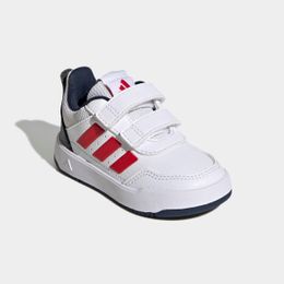 M&auml;dchen Sneaker "TENSAUR SPORT 3.0 KIDS", adidas Sportswear, Gr. 24, rot, Synthetik, Textil, Schuhe, f&uuml;r Kinder, mit Klettverschluss