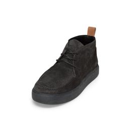 Marc O'Polo MARC O'POLO Herren Stiefelette "aus ge&ouml;ltem Veloursleder", Gr. 47, schwarz, Obermaterial: 100% Leder, unifarben, Schuhe