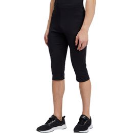 Energetics Herren Trainingstights "He.-Tight Percy II 3/4 M", schwarz, Gr. S, Obermaterial: 88% Polyester, 12% Elasthan, Hosen, atmungsaktives