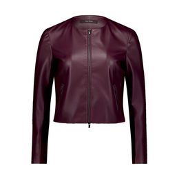Vera Mont Damen Canvasjacke "Damen mit Rei&szlig;verschluss", lila, Gr. 46, Obermaterial: 100% Polyurethan, 100% Polyester. Besatz: 67% Viskose, 28%