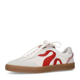 Sacha London SACHA Sneaker Damen Gr&ouml;&szlig;e 39 rot / wei&szlig; Sommerschuhe