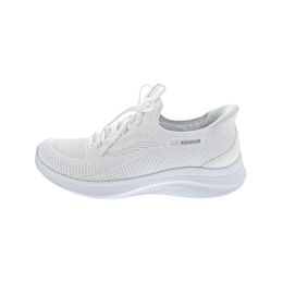 Skechers SlipIns: Ultra-Flex 4.0 Slipper Wei&szlig; | Gr.: 38