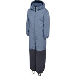 Hummel Outdoor Overall "Hmljr Block Snowsuit WP" in Blau | Gr.: 134
