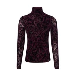 Marc Cain COLLECTIONS Langarmshirt in aubergine schwarz - 0001 | Gr.: 44