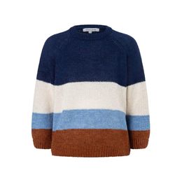 More & More More & More softer, leichter 3/4 Arm-Blockstreifen-Pullover in colorblock | Gr.: 36