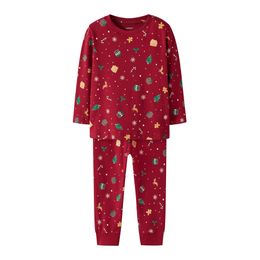 name it Pajamas boy size 98 Mustard / Green / Dark red / White