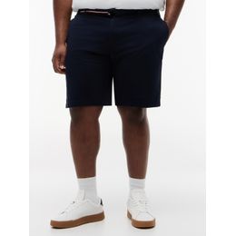 Tommy Hilfiger Big & Tall Herren Chinoshorts "BT-DENTON 9.5 ESS TWILL-B", blau, Gr. 42, TOMMY HILFIGER BIG & TALL, Web, Obermaterial: 97% Baumwolle, 3% Elasthan, Hosen, Twill,