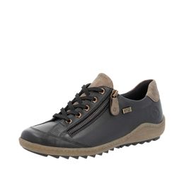 Remonte Schn&uuml;rschuh 'R1402' Damen Gr&ouml;&szlig;e 44 beige / schwarz Sommerschuhe