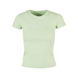 Karl Kani Damen T-Shirt "Karl Kani Damen", gr&uuml;n, Gr. XS, bedruckt, 95% Baumwolle, 5% Elasthan, Shirts