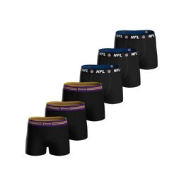 NFL Boxershort 6er Pack in Minnesota Vikings/Schwarz | Gr.: XXL