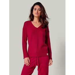 You Look Perfect Pullover 'BLOSSOM' Damen Gr&ouml;&szlig;e XS kirschrot