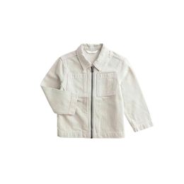 Marks & Spencer Jacke M&auml;dchen Gr&ouml;&szlig;e 117/122 hellgrau / wei&szlig;