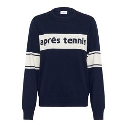 Saint Tropez Pullover 'Milou' Damen Gr&ouml;&szlig;e XL nachtblau / wei&szlig;