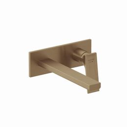 Kludi-DECUS Fertigmontageset 54245N175 f&uuml;r Unterputz-Waschtisch-2-Loch-Wand-Einhebelmischer, brushed bronze