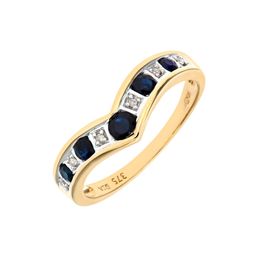 Diamant Leternel Ring Damen Gr&ouml;&szlig;e 64 gold