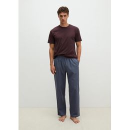 Marc O'Polo MARC O'POLO Herren Loungehose, Gr. M, grau, Web, Obermaterial: 100% Baumwolle, Hosen