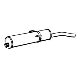 VEGAZ Endschalld&auml;mpfer pgs153 f&uuml;r Peugeot