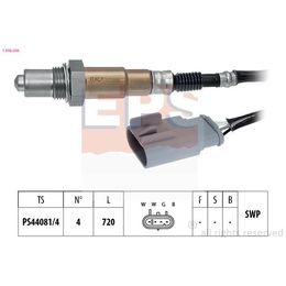 EPS Lambdasonde 1998208 f&uuml;r Ford Fiat LANCIA