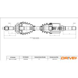 DR!VE+ Antriebswelle dp2110102099 f&uuml;r Peugeot
