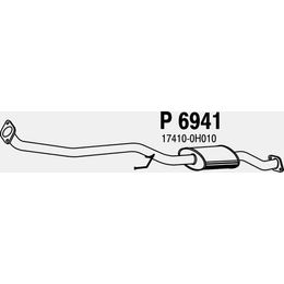VEGAZ Vorschalld&auml;mpfer ts373 vorne f&uuml;r TOYOTA