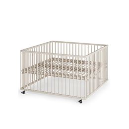S&auml;mann Laufgitter XXL Lattenrost sahara dust Premium Kollektion | Gr.: 120x120 cm