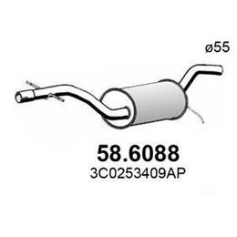 Asso Mittelschalld&auml;mpfer 586088 f&uuml;r VW