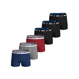 NFL Boxershort 6er Pack in New England Patriots/Schwarz | Gr.: M