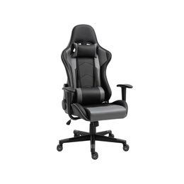 Vinsetto B&uuml;rostuhl-B67,5 x T56 x H126-136 cm-Schwarz | Gr.: onesize