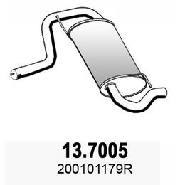 Asso Endschalld&auml;mpfer 137005 f&uuml;r DACIA