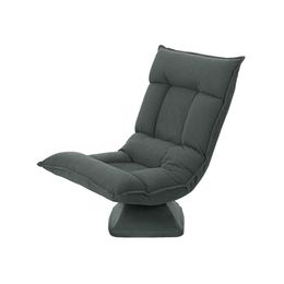 HOMCOM Bodenstuhl in Dunkelgrau 70L x 62B x 95H cm | Gr.: onesize