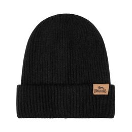 Lonsdale M&uuml;tze "Bridport M&uuml;tze" in Schwarz | Gr.: onesize