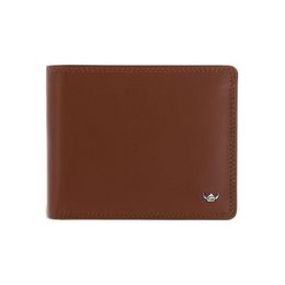 Golden Head Polo Geldb&ouml;rse RFID Schutz Leder 12 cm in cognac | Gr.: onesize
