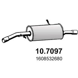 Asso Endschalld&auml;mpfer 107097 f&uuml;r Citro&euml;n