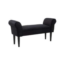 HOMCOM Sitzbank in Schwarz 102L x 36B x 51H cm | Gr.: onesize