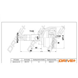 DR!VE+ Gelenksatz, Antriebswelle dp2110101173 f&uuml;r ALFA ROMEO