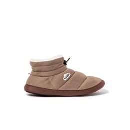nuvola Hausschuhe "Boot Home Velvet" in Taupe | Gr.: 42,5