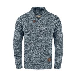 !Solid Pullover 'Phil' Herren Gr&ouml;&szlig;e L blau / braun / wei&szlig;