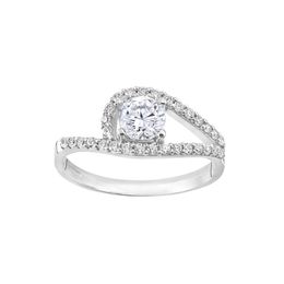 Diamant Leternel Ring Damen Gr&ouml;&szlig;e 49 silber