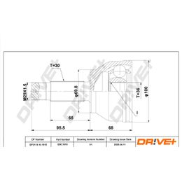 DR!VE+ Gelenksatz, Antriebswelle dp2110101915 f&uuml;r Mercedes
