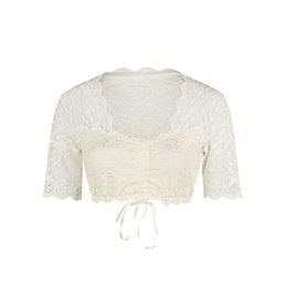 Nina von C. Dirndlbluse halbarm in champagner | Gr.: 34
