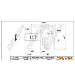 DRIVE+ Gelenksatz, Antriebswelle dp2110101886 f&uuml;r HONDA