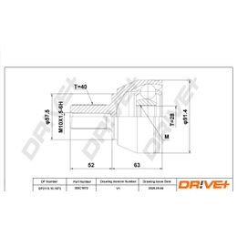 DRIVE+ Gelenksatz, Antriebswelle dp2110101872 f&uuml;r Ford Volvo