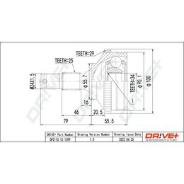 DRIVE+ Gelenksatz, Antriebswelle dp2110101399