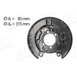 AIC Spritzblech, Bremsscheibe 58271 Hinterachse rechts f&uuml;r RENAULT NISSAN