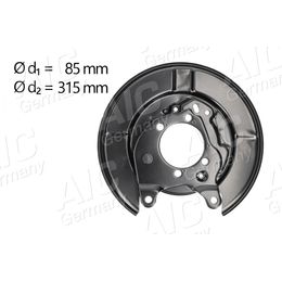 AIC Spritzblech, Bremsscheibe 58270 Hinterachse links f&uuml;r NISSAN RENAULT