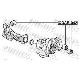 FEBEST Lagerung, Differential cdab042 f&uuml;r GM
